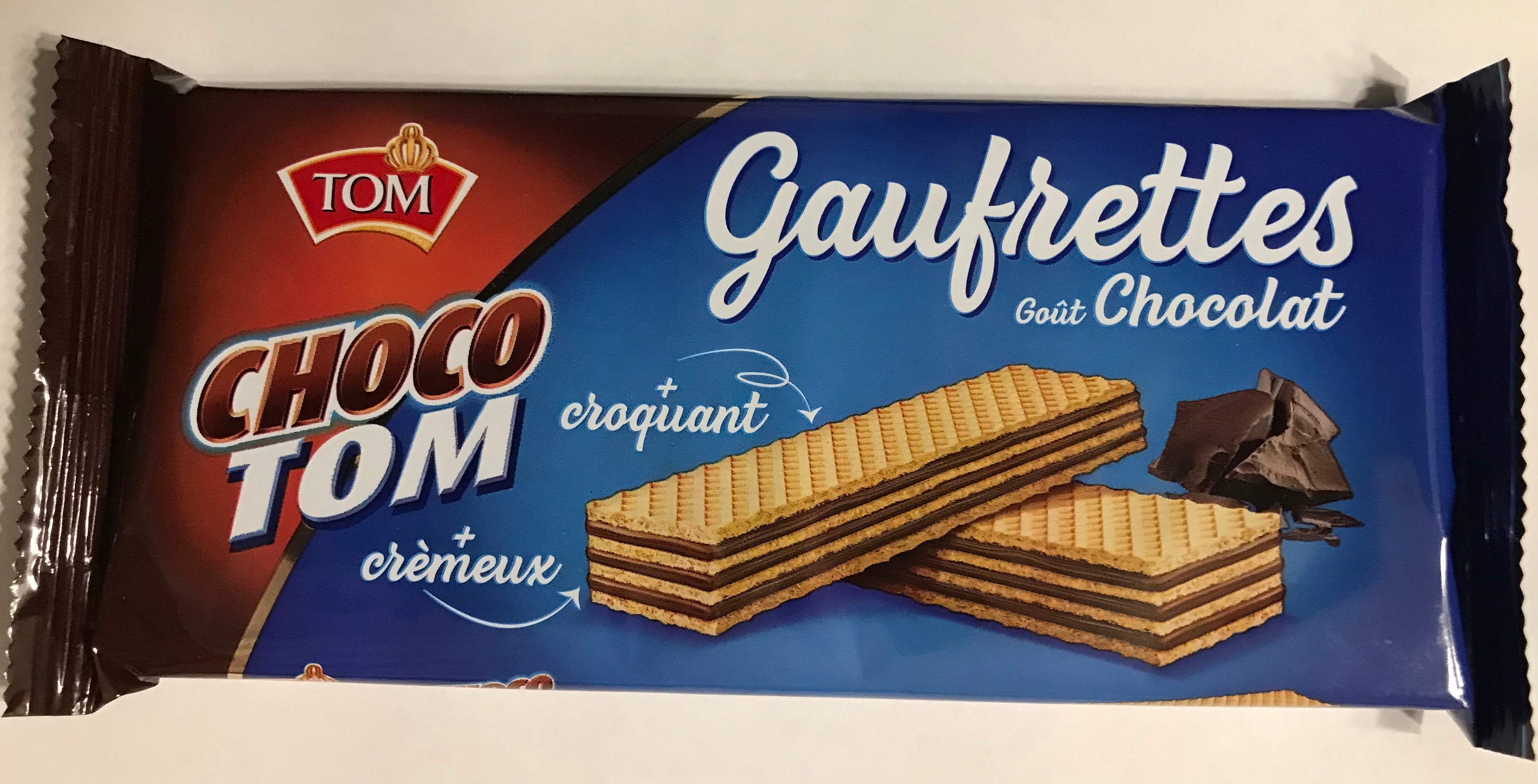 CHOCO TOM Gaufrettes Chocolat 100g – Souk Place